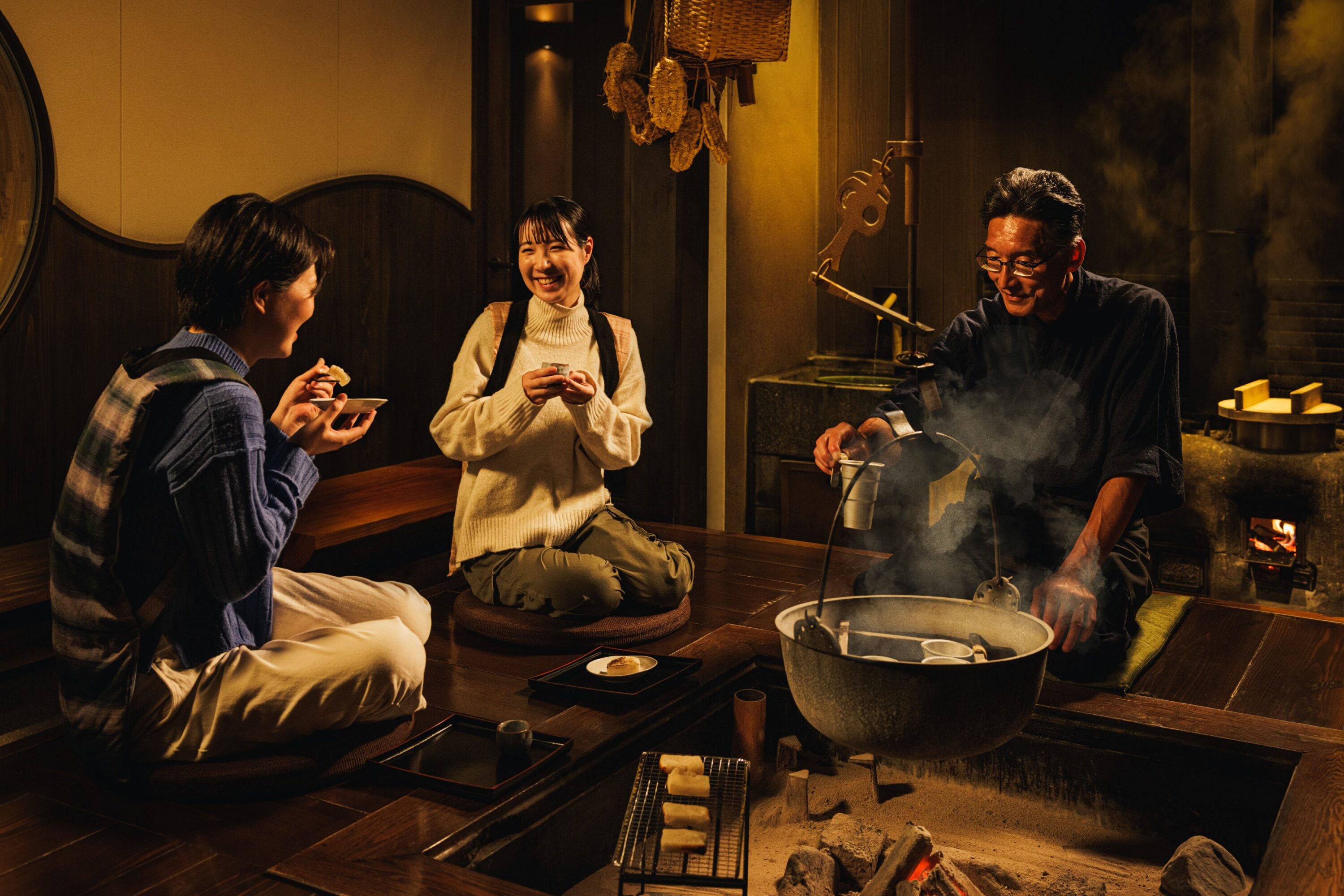 Det første "Snow Country Gangi Akari"-arrangement lyser op i Shinshu's ...